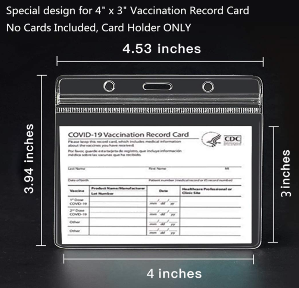 COVID-19 Vaccination Card Protector • Ask Bronna